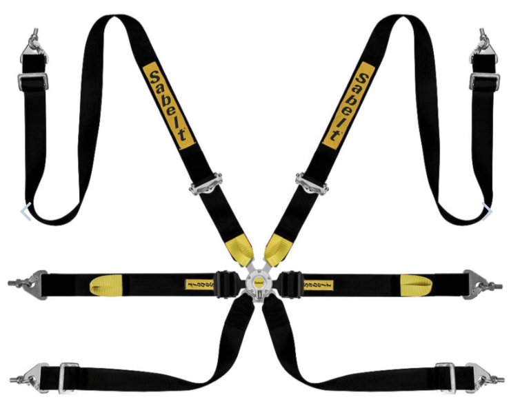 Sabelt Silver Series Enduro 6 Point Racing Harness - AMT Motorsport